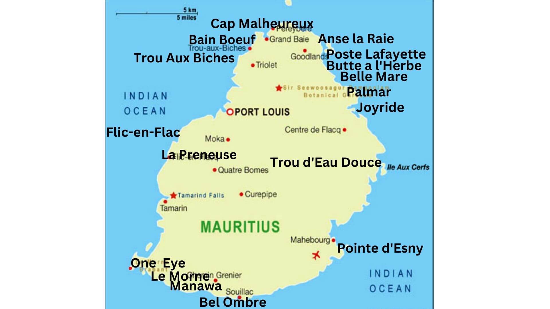 Best Kitesurfing Spots at Mauritius